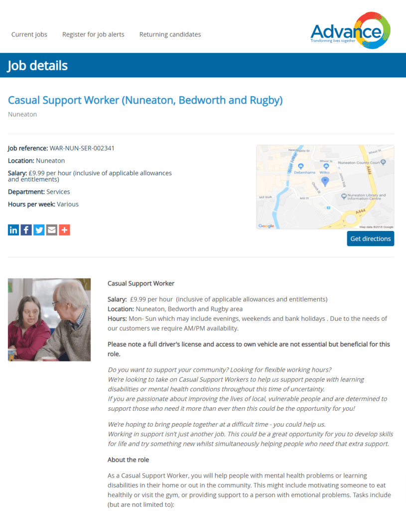 Advance Housing & Support - Jobtrain