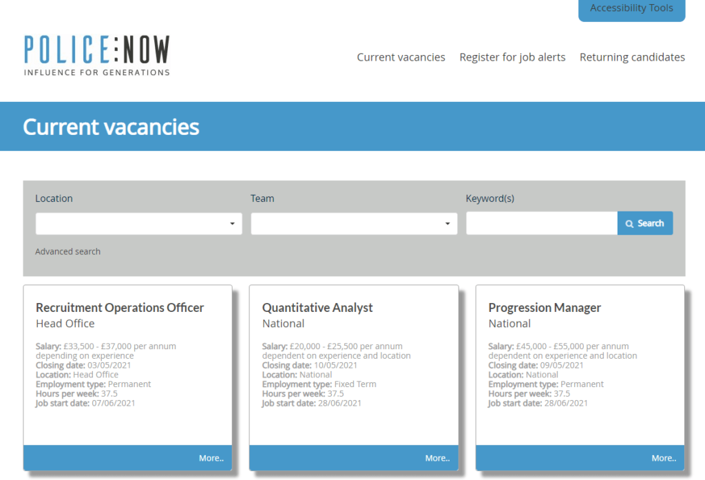 Police Now - Jobtrain