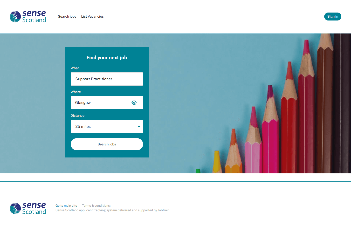 Sense Scotland - Jobtrain