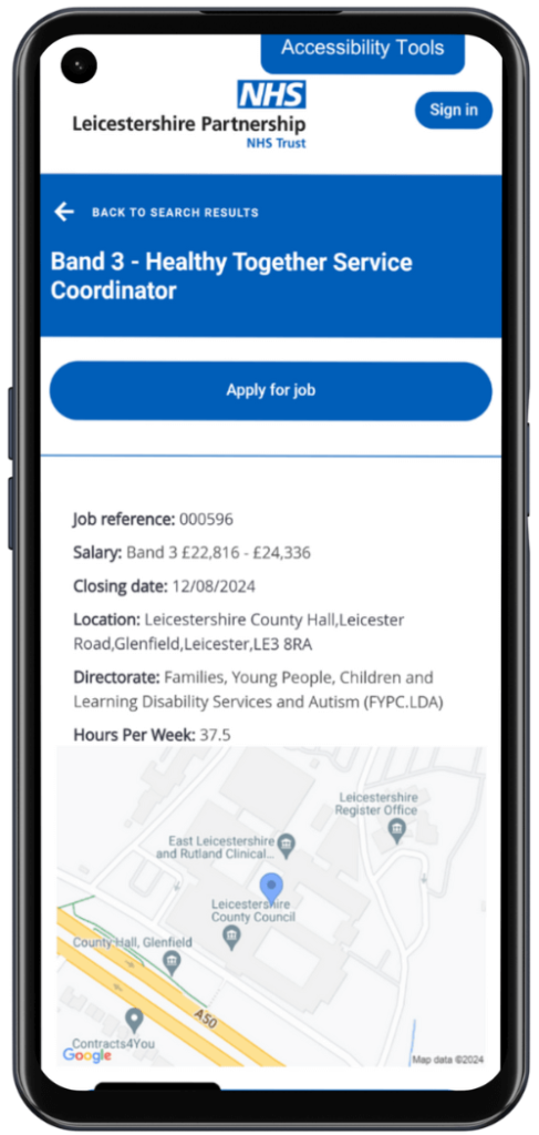 NHS Leicestershire Partnership Trust - Jobtrain